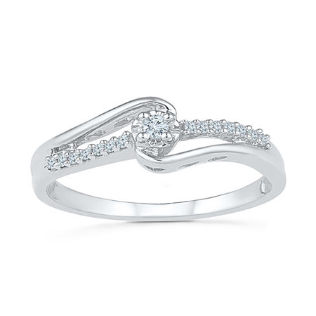 Click here for Promise My Love Womens 1/10 CT. T.W. Natural White... prices