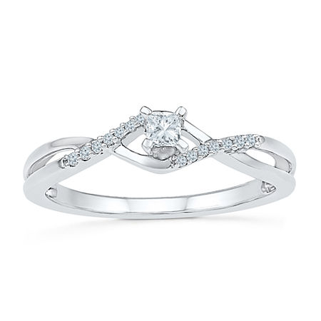 Click here for Promise My Love Womens 1/6 CT. T.W. Natural White... prices