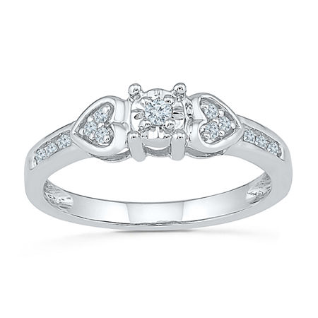 Click here for Promise My Love Womens 1/10 CT. T.W. Natural White... prices