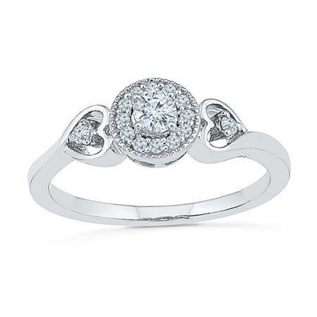 Click here for Promise My Love Womens 1/8 CT. T.W. Natural White... prices