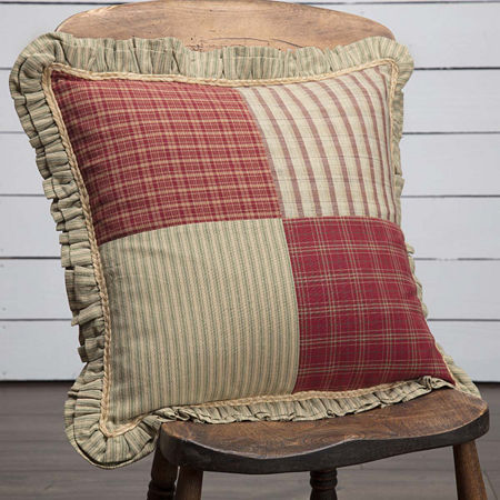 Click here for VHC Brands Cottage Path 18x18 Throw Pillow  One Si... prices