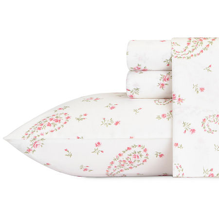 Click here for Laura Ashley Bristol Paisley Pink Sheet Set  One S... prices
