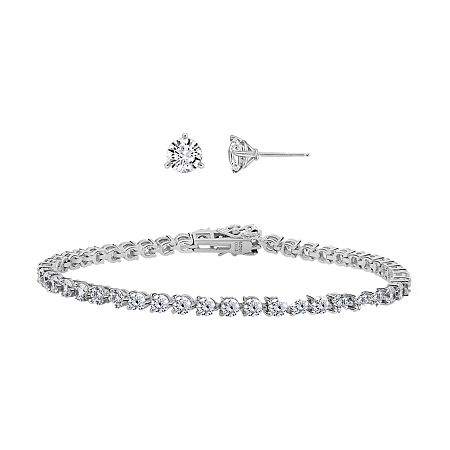 Click here for DiamonArt 10 CT. T.W. Cubic Zirconia Earring and B... prices