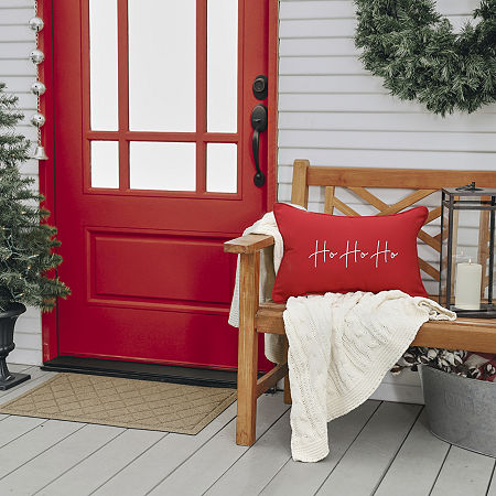 Click here for Mozaic Company 13X20 Corded EMB Ho Ho Ho Rectangul... prices