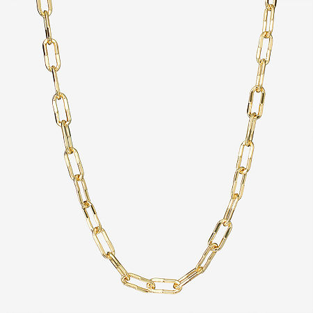 Click here for Silver Reflections Womens 14K Gold Over Brass 18 I... prices