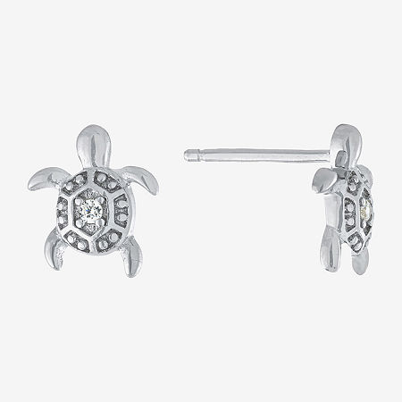 Click here for Silver Treasures Turtle Cubic Zirconia Sterling Si... prices
