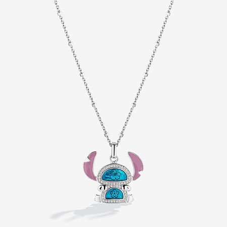 Click here for Disney Jewels Collection Enamel Womens 1/8 CT. Ste... prices
