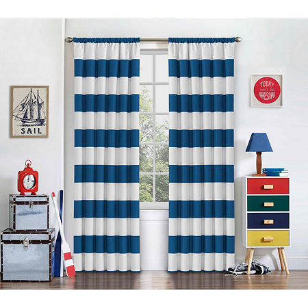 Click here for Eclipse Peabody Rod Pocket Blackout Single Curtain... prices