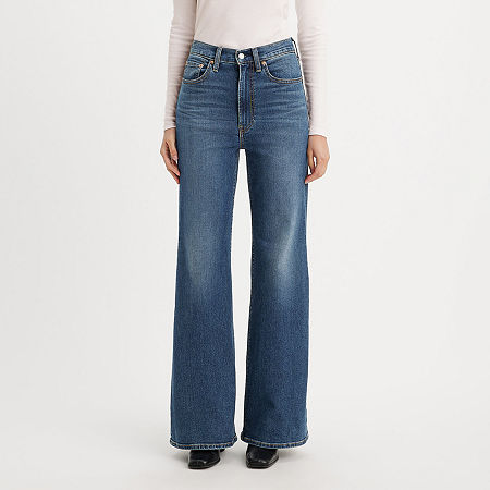 Click here for Levis Womens Ribcage Bell High Rise Flare JeansLeg... prices