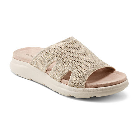 Click here for Easy Spirit Womens Amy Flat Sandals  11 Medium  Wh... prices