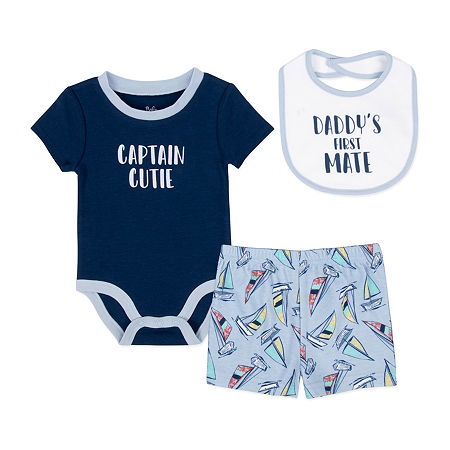 Click here for Baby Essentials Baby Boys 3-pc. Short Set  6 Month... prices