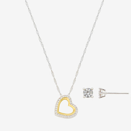 Click here for Footnotes Love Womens Cubic Zirconia 14K Gold Over... prices