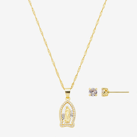 Click here for Footnotes Our Lady Of Guadalupe Womens Cubic Zirco... prices