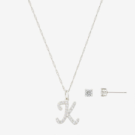 Click here for Sparkle Allure Initial Womens Cubic Zirconia Pure... prices