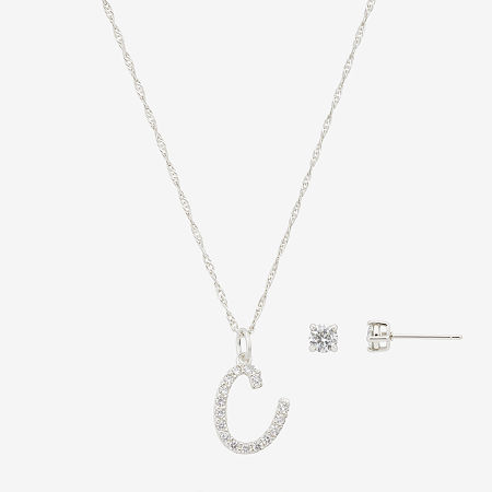 Click here for Sparkle Allure Initial Womens Cubic Zirconia Pure... prices