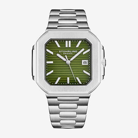 Click here for Stuhrling Modulus 4064 Men s 43 mm Quartz Watch Br... prices