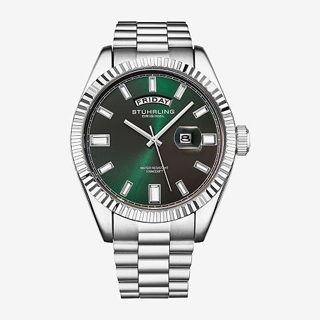 Click here for Stuhrling Statesman 4070 Men s Watch – Stai... prices