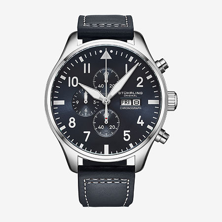 Click here for Stuhrling Navigator 4075 Men s 43mm Green Sunray D... prices