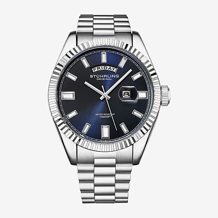 Click here for Stuhrling Statesman 4070 Men s Watch – Stai... prices