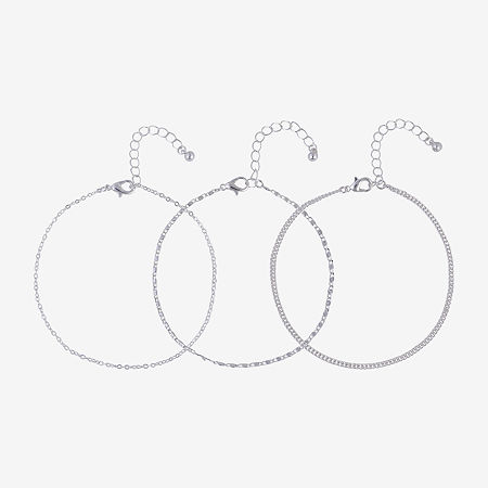 Click here for Bijoux Bar Womens 9 Inch Curb Ankle Bracelet  One... prices