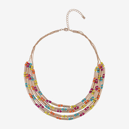 Click here for Mixit Womens 18 Inch Beaded Necklace  One Size  Mu... prices