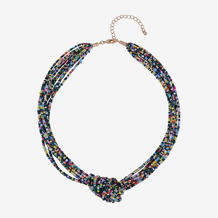 Click here for Mixit Womens 18 Inch Beaded Necklace  One Size  Mu... prices