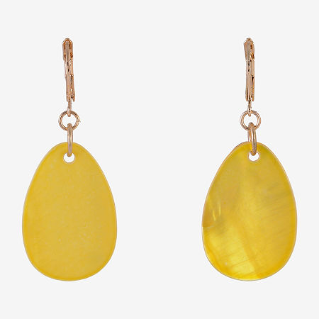 Click here for Mixit Womens Pear Drop Earrings  One Size  Yellow prices
