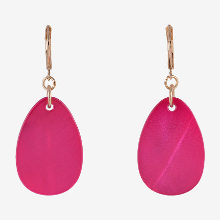 Click here for Mixit Womens Pear Drop Earrings  One Size  Pink prices