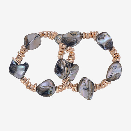 Click here for Mixit Womens 2-pc. Bracelet Set  One Size  Gray prices