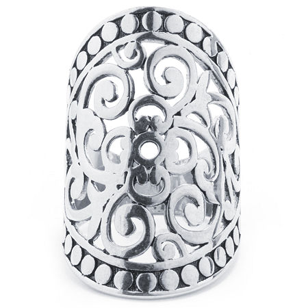 Click here for Sparkle Allure Womens Pure Silver Over Brass Oblon... prices