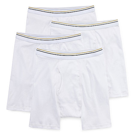 Click here for Stafford Cotton Mens Big and Tall 4 Pack Boxer Bri... prices