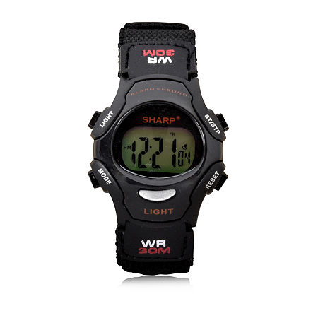 Click here for Sharp Boys Automatic Digital Black Strap Watch Shr... prices