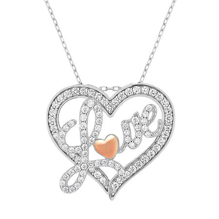 Click here for Diamonart Love Womens White Cubic Zirconia Sterlin... prices