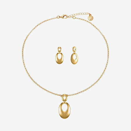 Click here for Liz Claiborne Pendant Necklace And Drop Earring Wo... prices