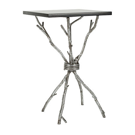 Click here for Alexa Marble Top Accent Table  One Size  Black prices
