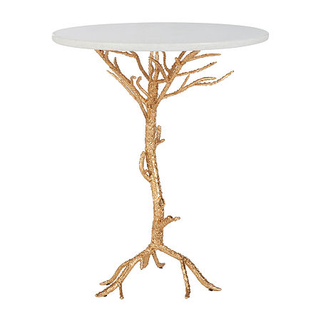 Click here for Carolyn Rooted Gold Accent Table  One Size  White prices