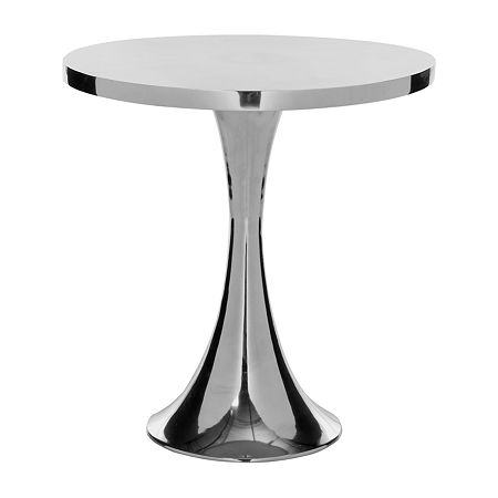 Click here for Galium Aluminum Side Table  One Size  Silver prices