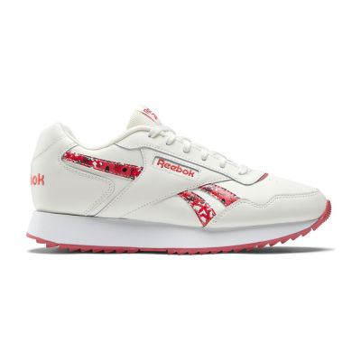 Reebok Glide Ripple Womens Sneakers, Color: White Red - JCPenney