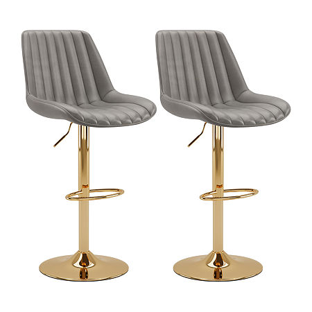 Click here for Corliving 2-pc. Upholstered Swivel Bar Stool  One... prices