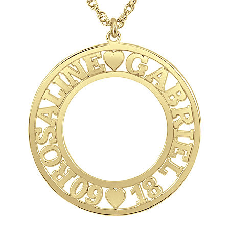 Click here for Personalized Couples Name and Date 28mm Circle Pen... prices