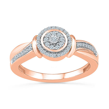 Click here for Womens 1/5 CT. Natural White Diamond 10K Rose Gold... prices