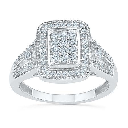 Click here for Womens 1/2 CT. T.W. Natural White Diamond 10K Whit... prices