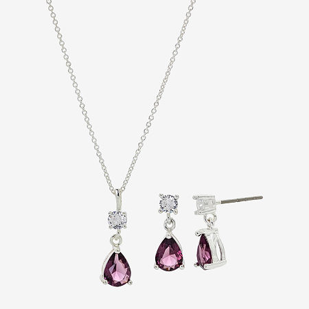 Click here for Sparkle Allure Womens Purple Cubic Zirconia Pure S... prices
