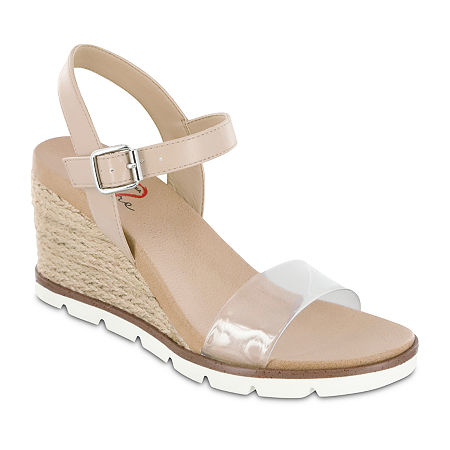 Click here for Mia Amore Womens Bradi Strap Sandals  8 Medium  Wh... prices