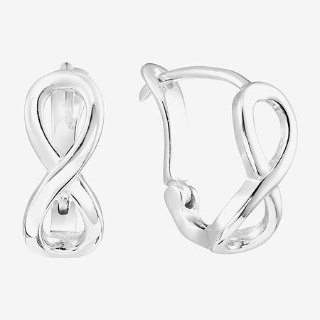 Click here for Silver Treasures Sterling Silver Infinity Leverbac... prices