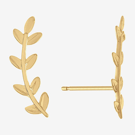 Click here for Silver Treasures Womens 14K Gold Over Silver Ear C... prices