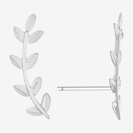 Click here for Athra Sterling Silver Leaf Stud Earrings prices