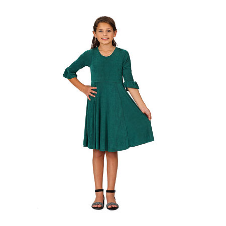 Click here for 24sevenkid Big Kid Girls 3/4 Sleeve Party Dress  X... prices