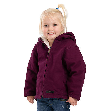 Click here for Berne Toddler Girls Hooded Heavyweight Quilted Jac... prices