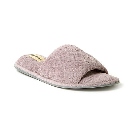 Click here for Dearfoams Beatrice Quilted Terry Womens Memory Foa... prices